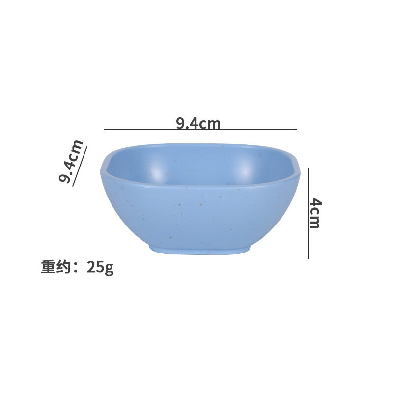 Тарелка из пшеничной соломы в скандинавском стиле с тремя отделениями, корейская тарелка для соуса, тарелка для горячего, барбекю, тарелка для приправ, закусочная тарелка, тарелка для соусов
