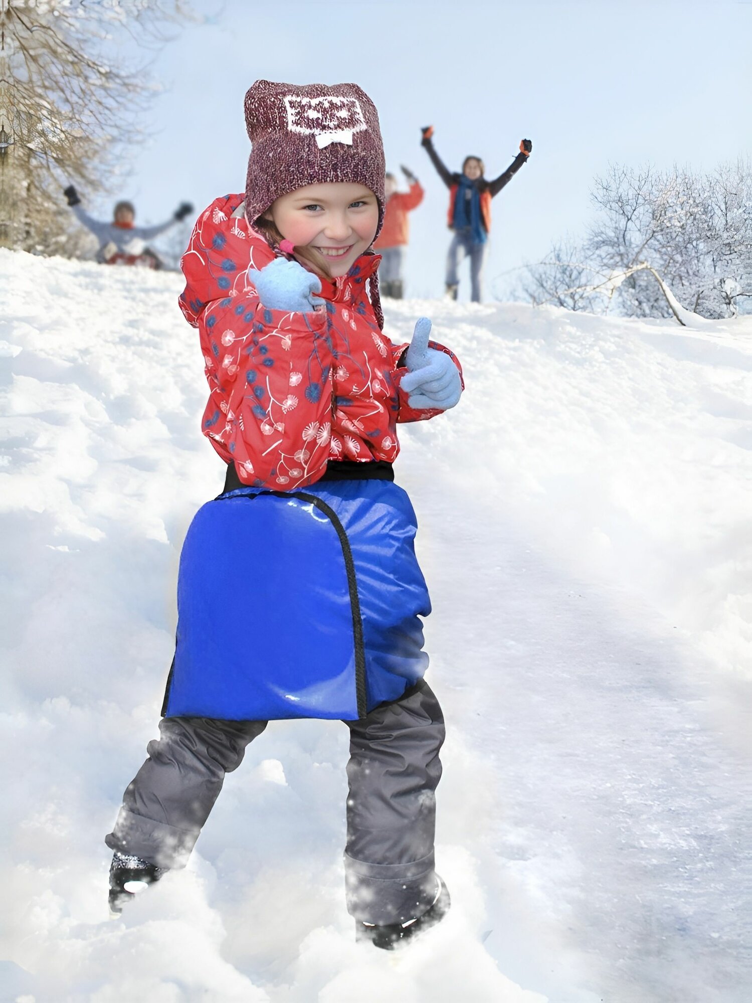 Ледянка-шорты тяни-толкай - L