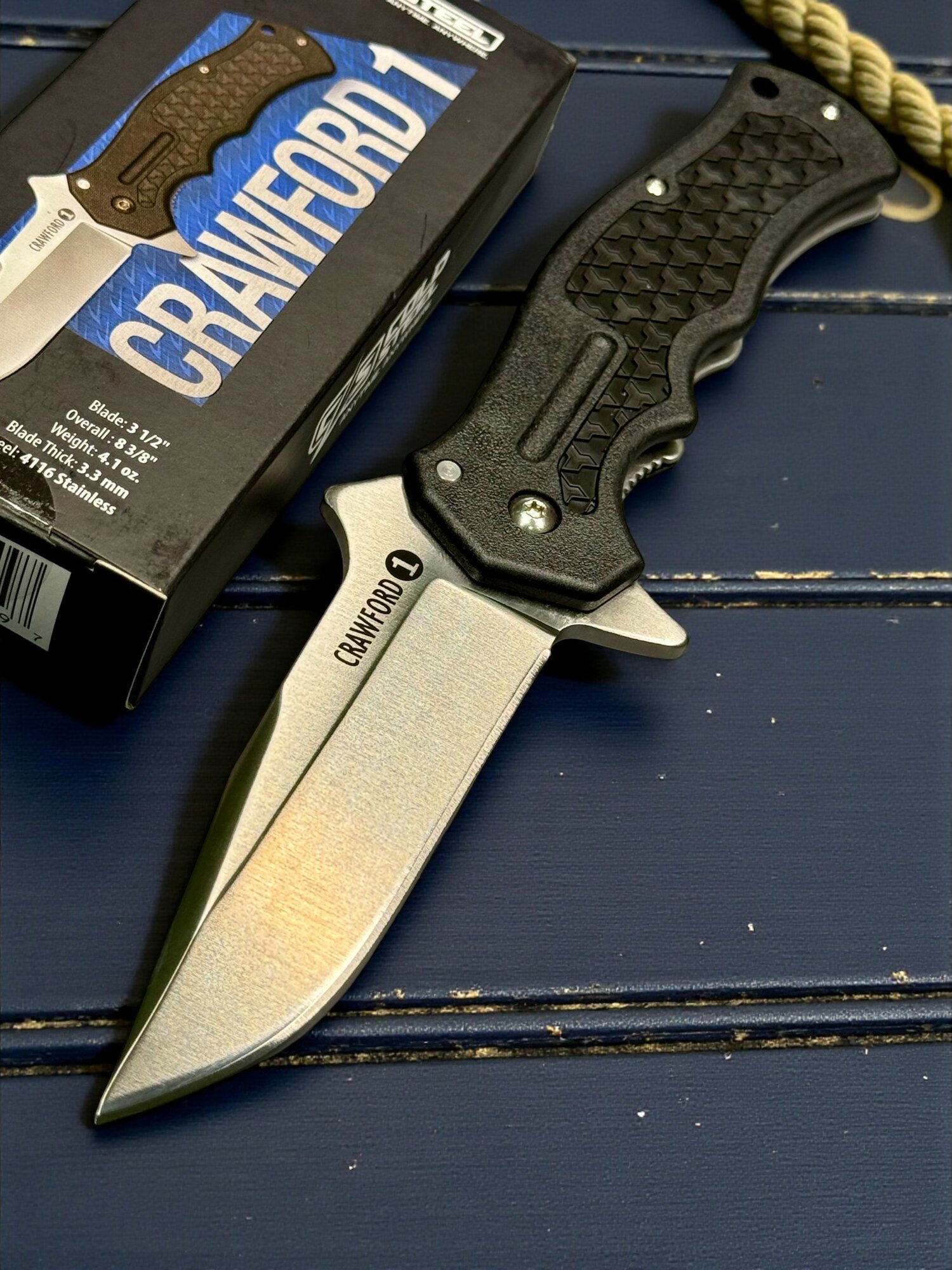 Нож складной Cold Steel CS20MWCB Crawford Model 1