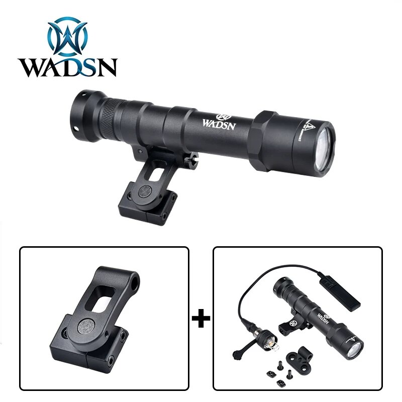 Регулируемый кронштейн для шлема для светодиодных фар WADSN M640B+ , надежная черная система крепления