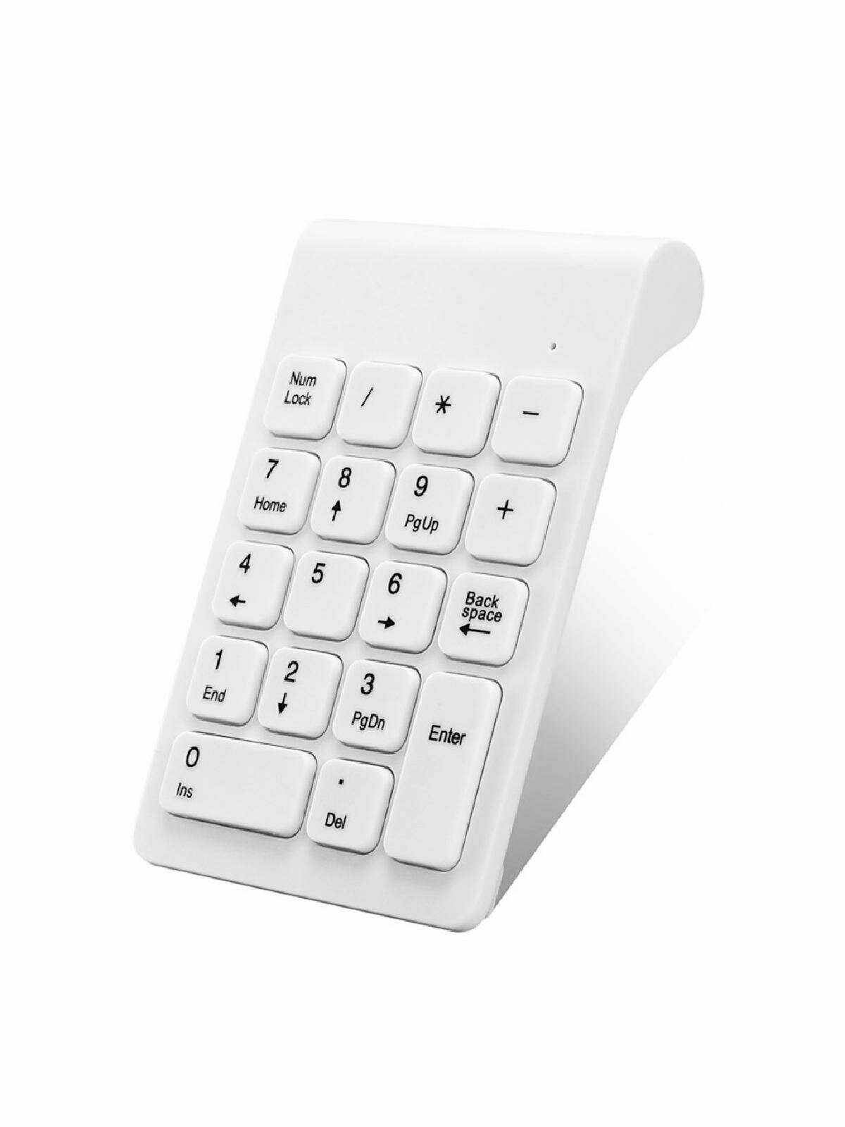 2.4GHz Wireless Numeric Keypad 18 Keys Digital Keyboard for Accounting Teller Laptop Notebook Tablets Portable Numpad