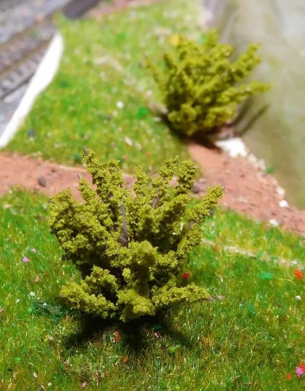 Деревья для поделок 10 шт.3 см, диорам и макетов железной дороги, зданий и миниатюр