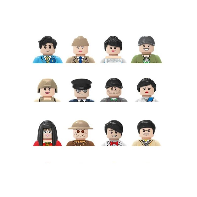 Детский 3D набор фигурок LEGO, 12pcs