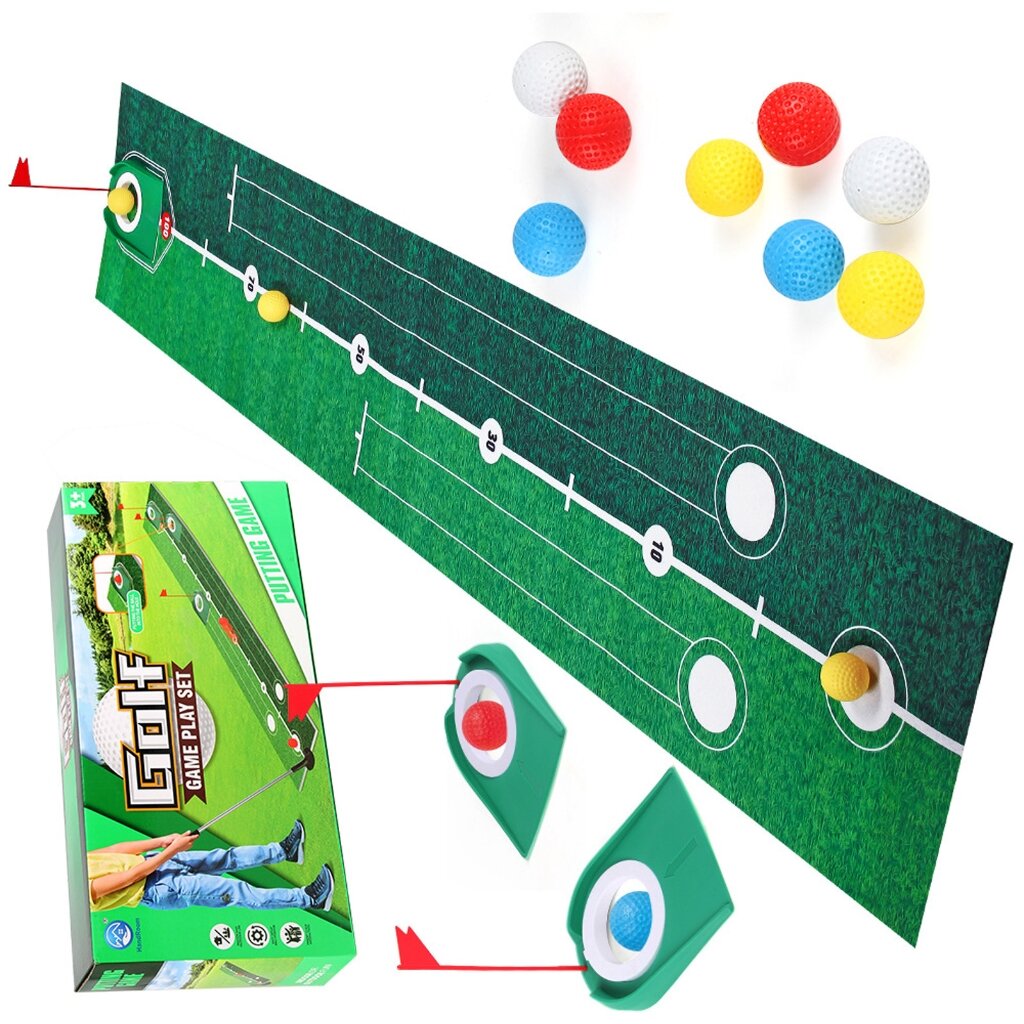 Детский набор для гольфа в помещении и на открытом воздухе для безопасной игры способствует развитию координации