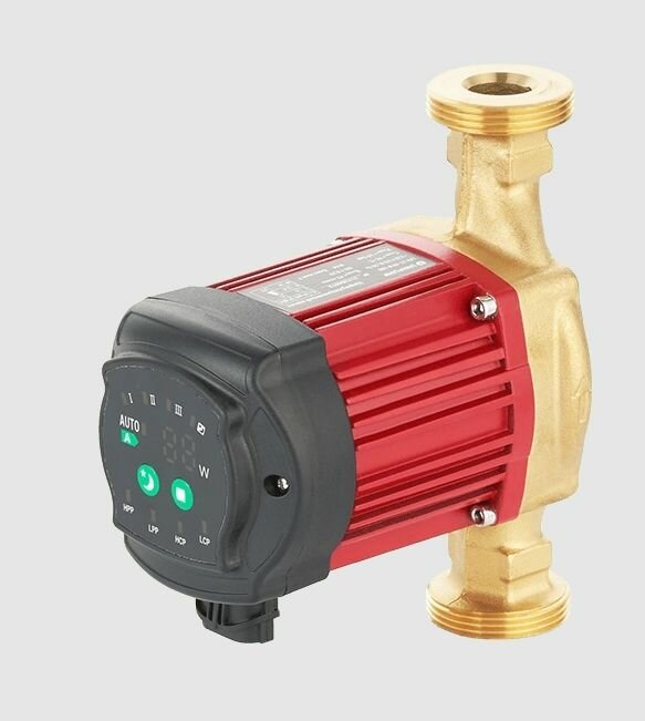 Циркуляционный насос LPA 20-60 B латунь 130 мм, 50 Вт, 6 м, 2.4 м3/час, 220В, энергоэффективный, с частотником, Unipump 50260