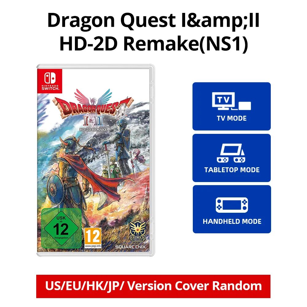 Dragon Quest I&II HD-2D Remake (NS1, Random Cover)