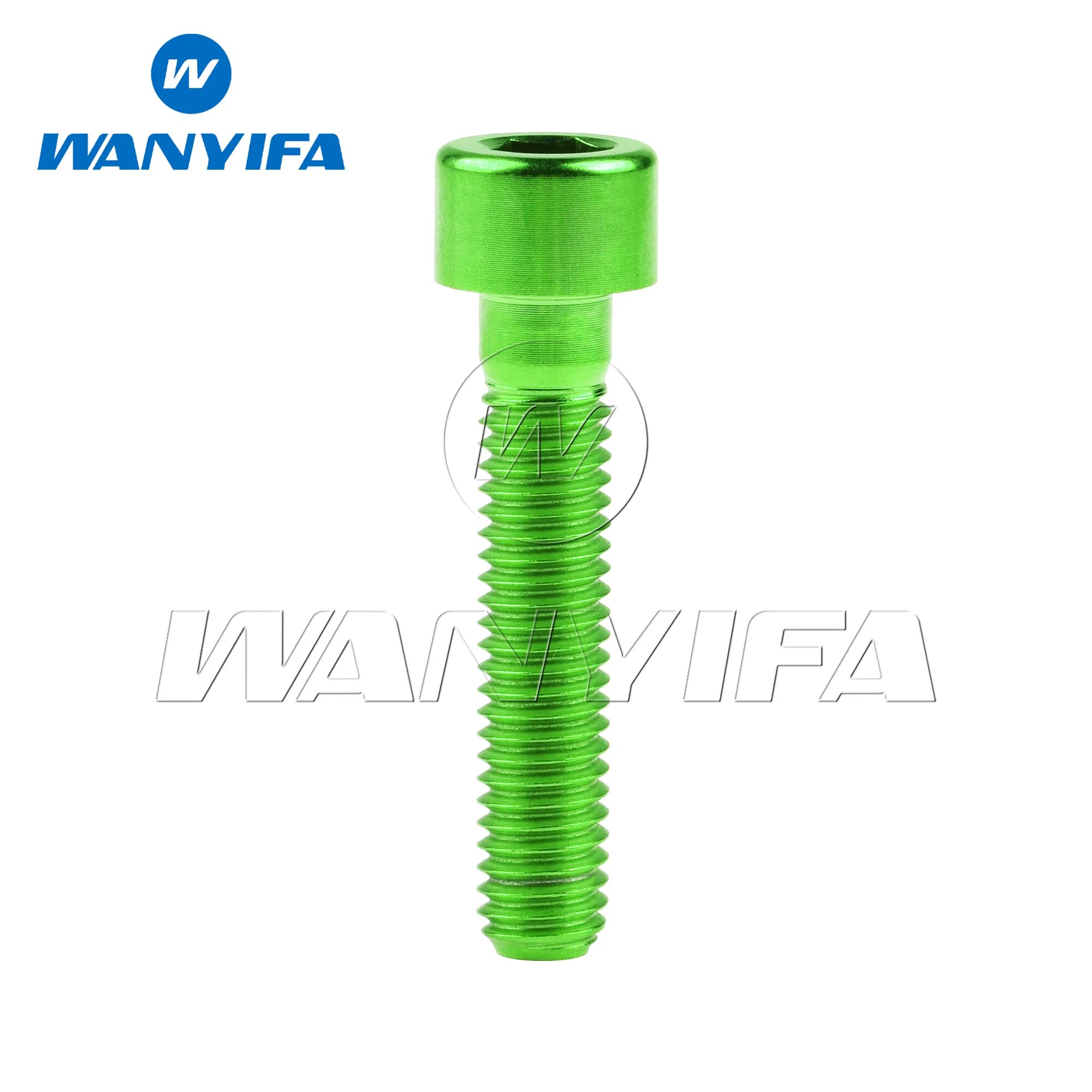 Титановые болты Wanyifa для велосипедов M6, Green, 20mm