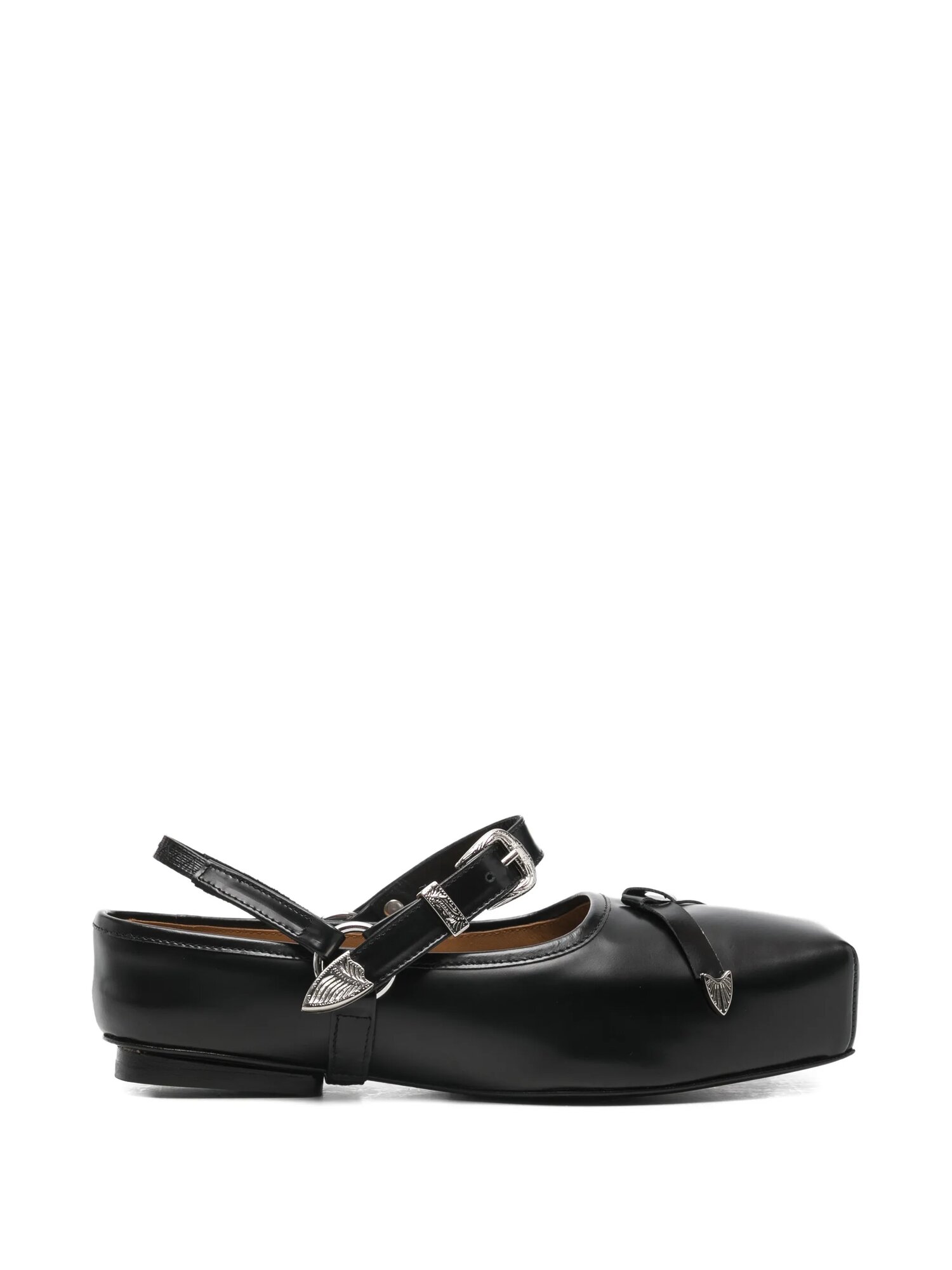 Лоферы Detachable-strap leather loafers