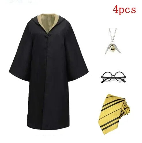 Костюм Гарри Поттера для взрослых и детей, комплект Гриффиндор L, 4pcs 2
