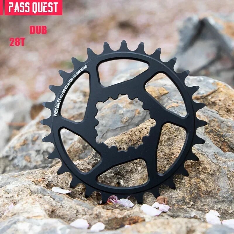 Шатуны и передние звездочки PASS QUEST 7075-T651 28T 30T 32T 34T для SRAM SRAM black 28T