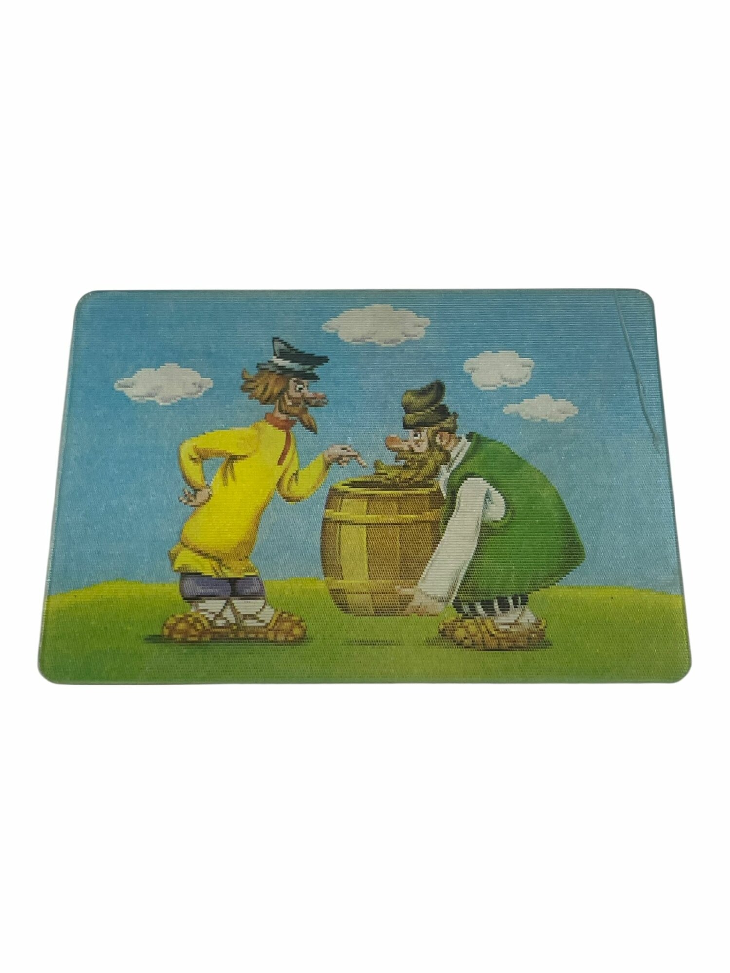 Советский винтажный переливающийся календарь, советская мультипликация, сделано в СССР