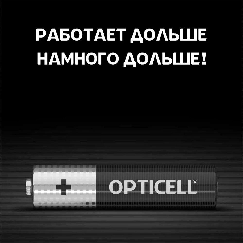 Батарейки AAA OPTICELL Basic 4шт 6051002 щелочной алкалиновый элемент, широкий температурный диапазон, применение — фото 1