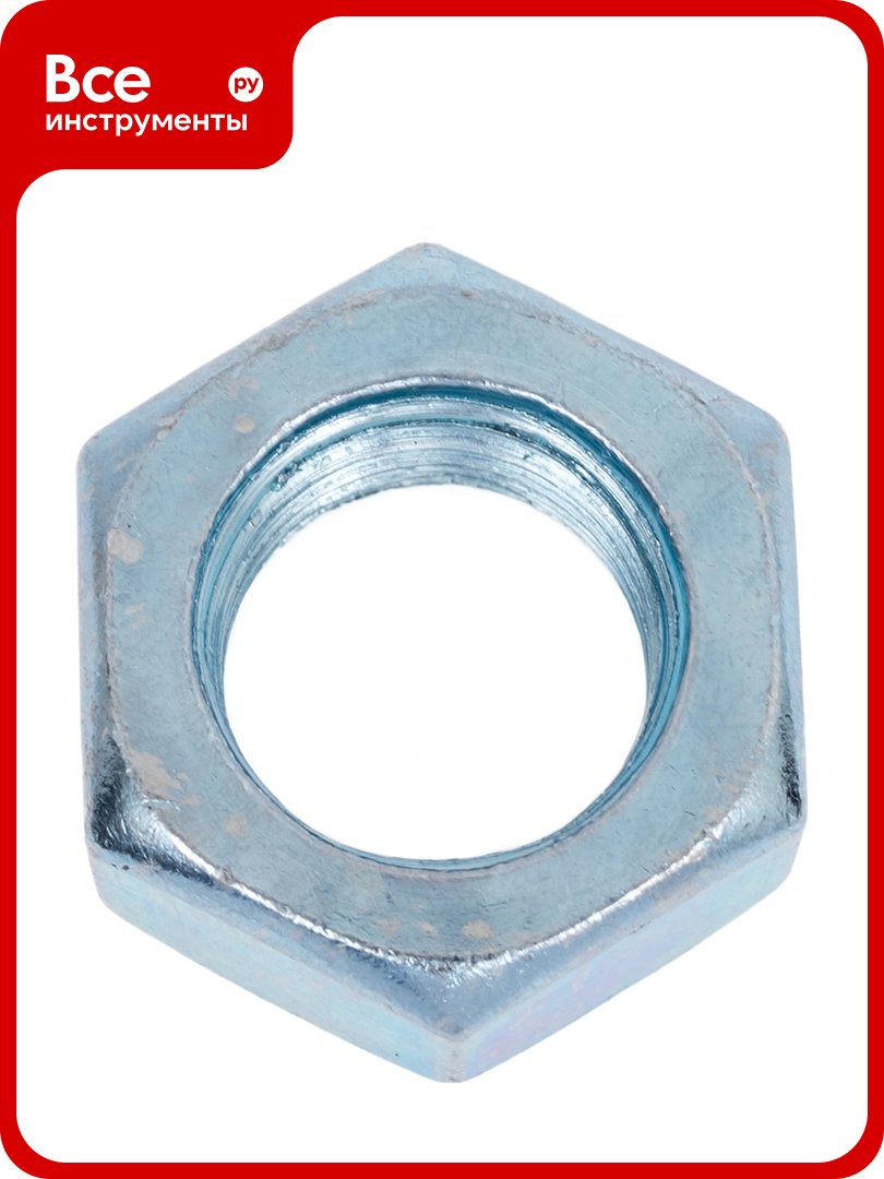 Оцинкованная гайка креп-комп DIN 934, М20 пр.8, 5 шт. го20мф