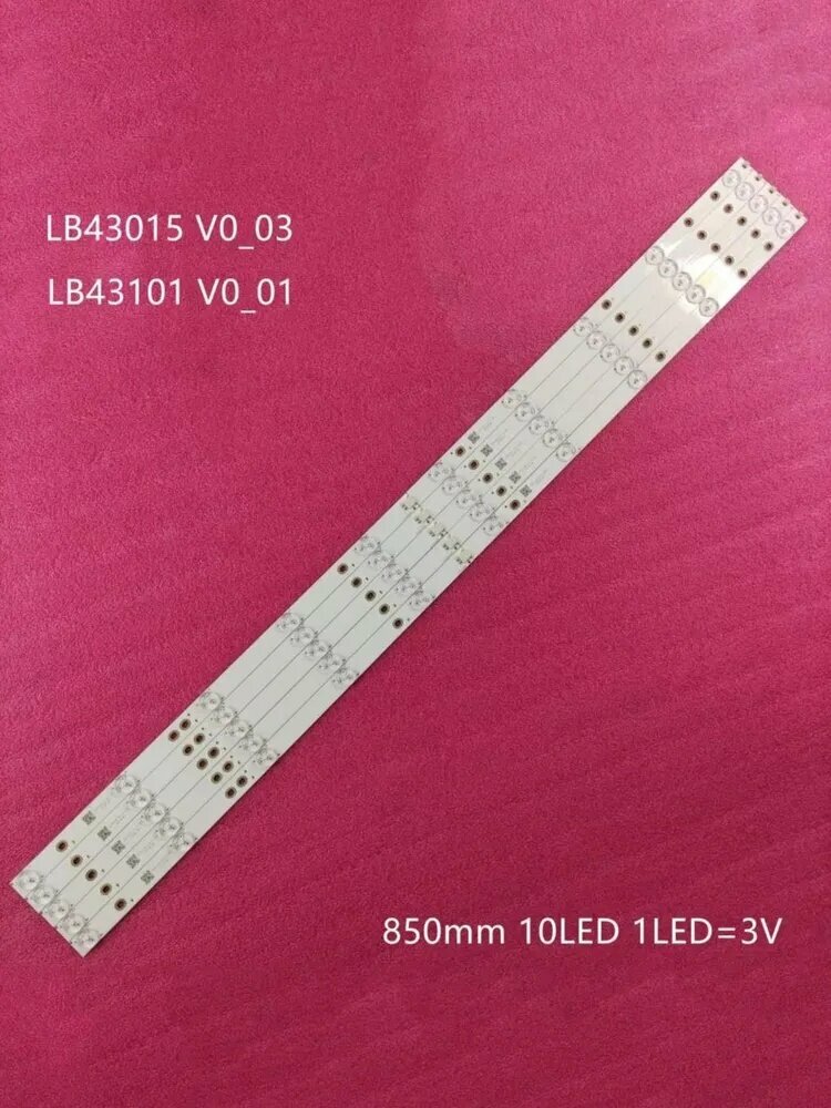 Светодиодные полоски подсветки для L42F220B LB43101 V0_01 43LH500T LB43015 V0-03 L42P60BD TPT430H3 LVF420AUBK
