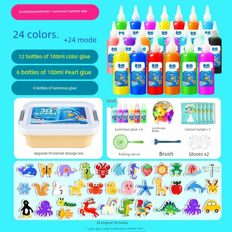 Роскошный набор: детские раскраски и премиум-рисовальные принадлежности с коробкой хранения для детей, 12 карандашей