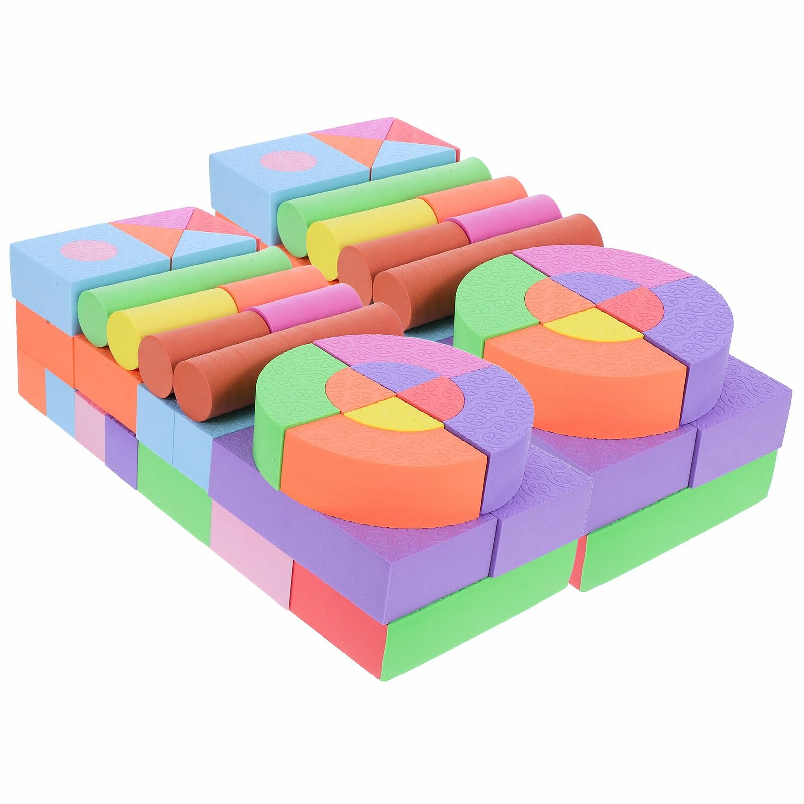 Образовательный Конструктор Из 100 Штук, EVA Губка, Развитие Цветового Восприятия У Детей