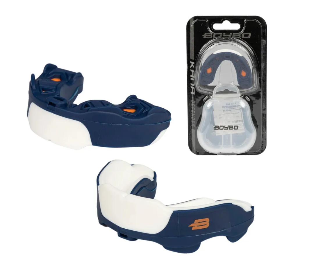 Капа BoyBo Defender BD150 Premium, одночелюстная, синий