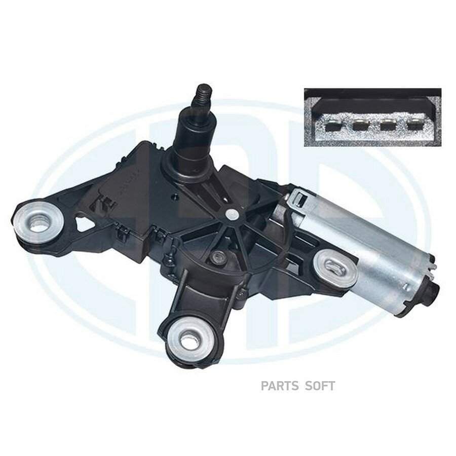 ERA 460387 460387 Мотор стеклоочистителя\ SKODA OCTAVIA (1Z5) ()