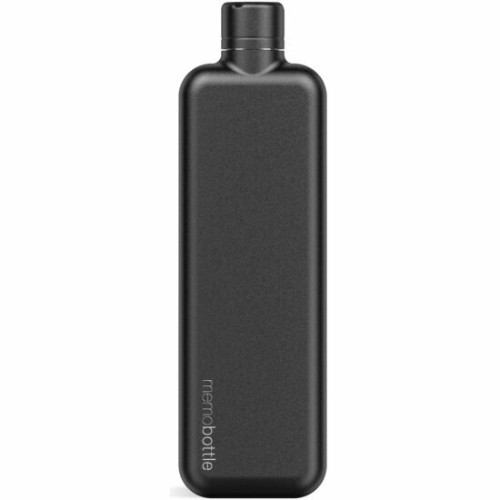 Бутылка из нержавеющей стали Memobottle Slim, черный