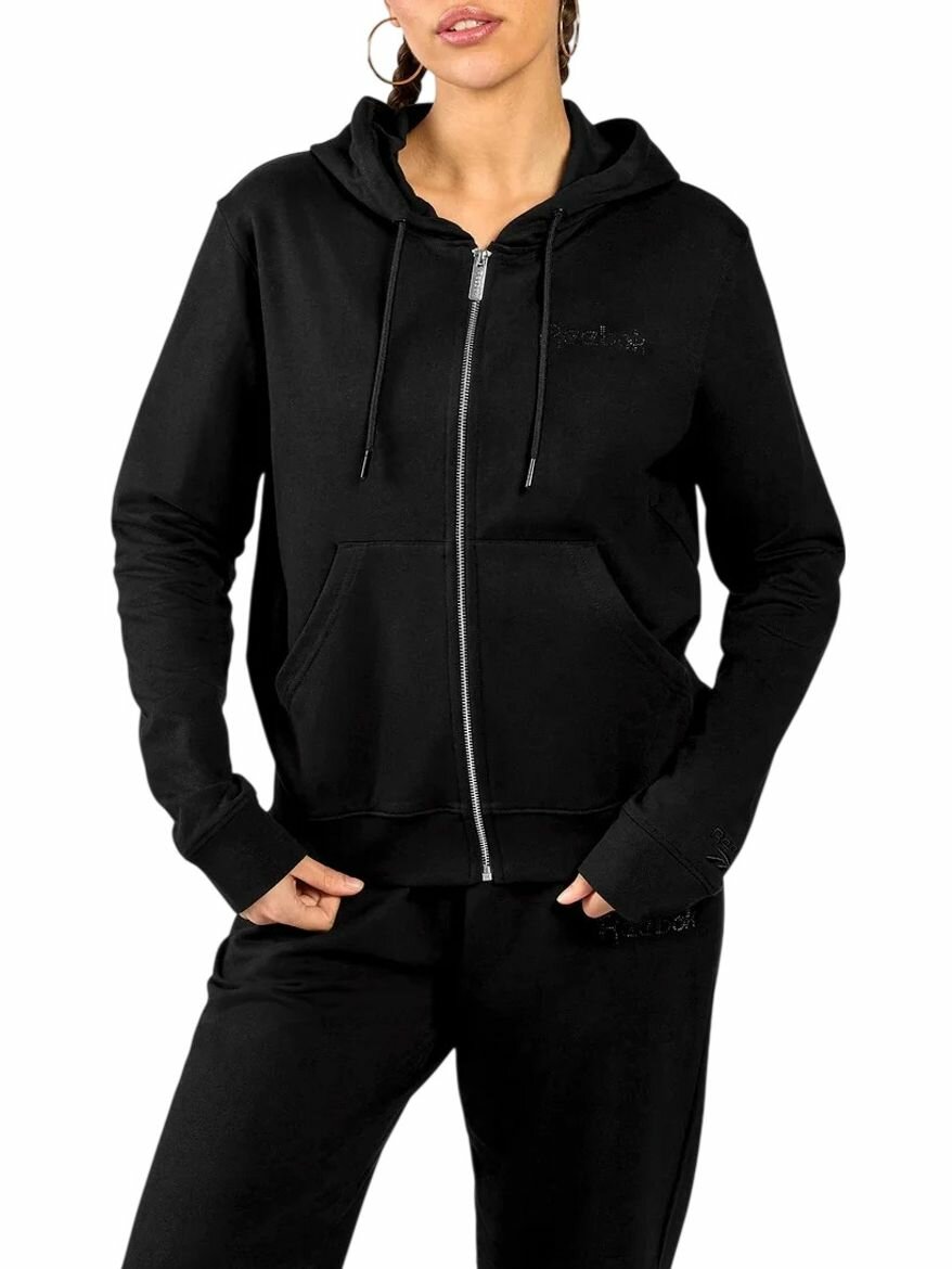 Толстовка спортивная Studded Logo Full Zip Hoodie W