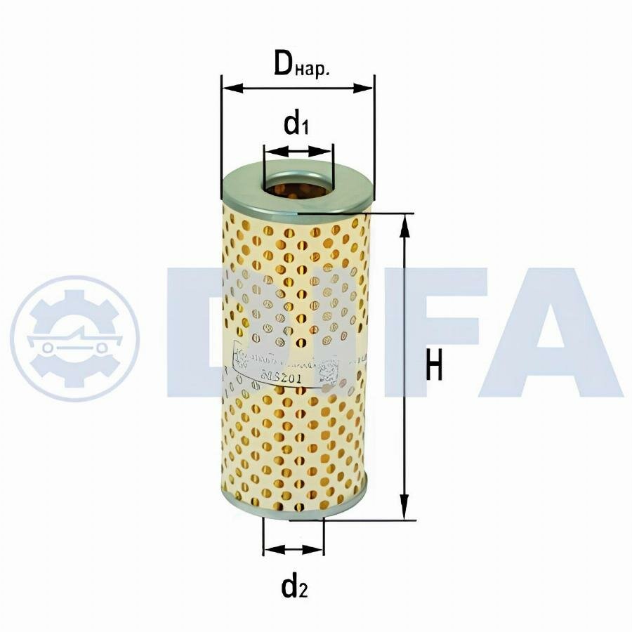 Фильтр масляный ГАЗ-24/31029 дв. ЗМЗ-402 DIFA5201 (дифа)