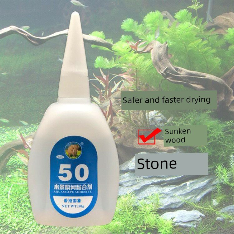 Национальный аквариумный клей 50г сильный клей для камней и древесины в аквариуме