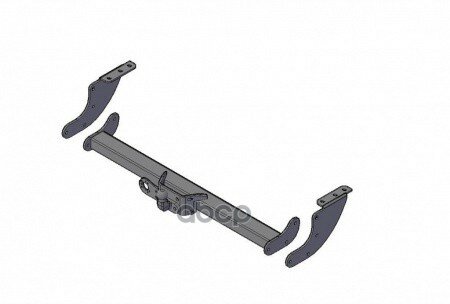 Фаркоп Ford Ranger 2012-2022 (модели без трубчатого заднего бампера-дуги), исключая модели со ступенчатым задним бампером фла.