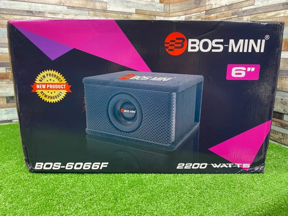 Автомобильный активный сабвуфер от BOS-MINI BOS 6066