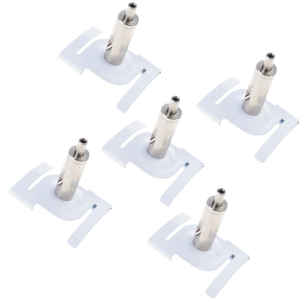 Набор из 5 зажимов для потолочной решетки с Т-образной планкой из нержавеющей стали для крепления светильников. Прочность. Регулируемая модульная конструкция.