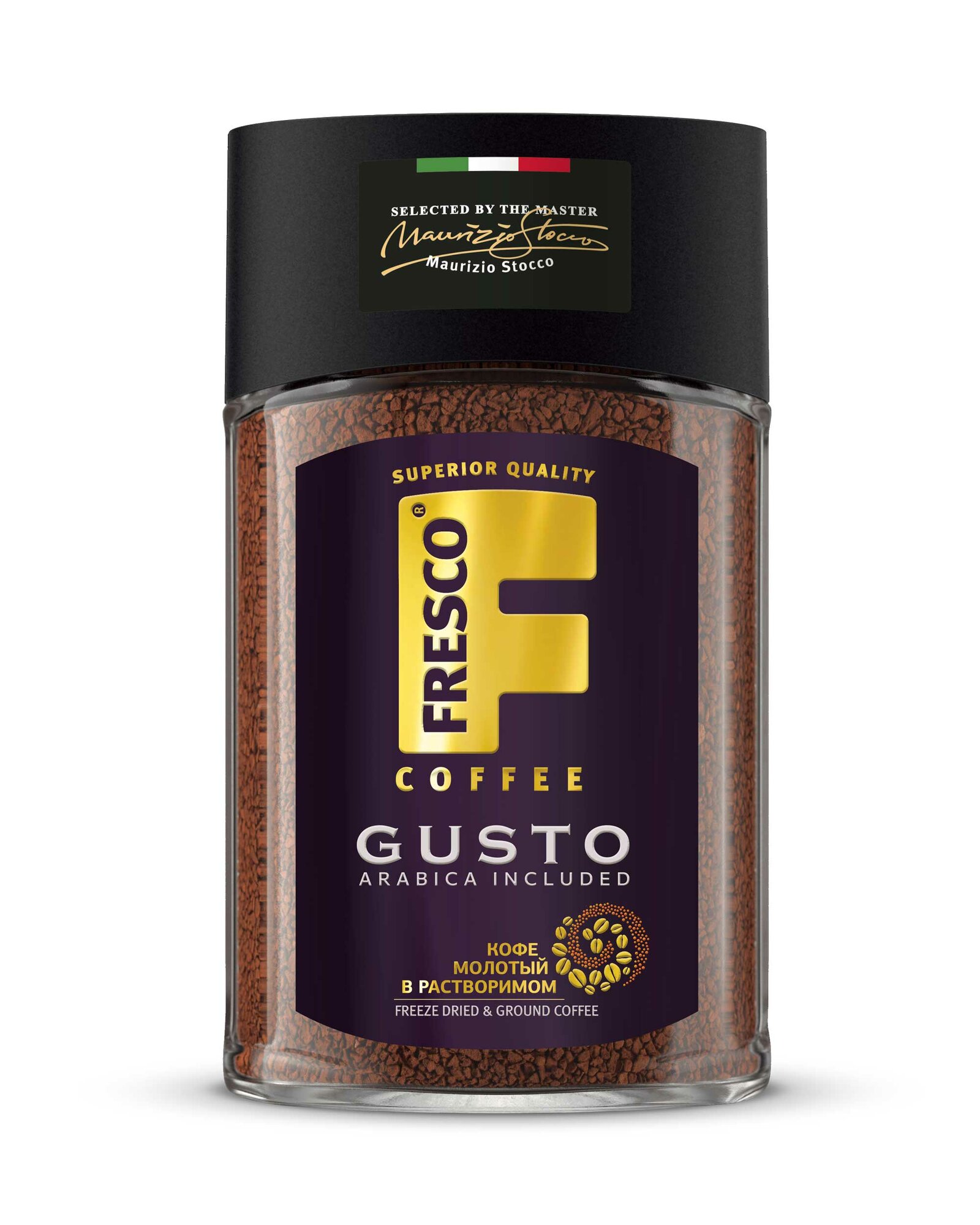 Кофе растворимый Fresco Arabica Gusto, стеклянная банка, 95 г