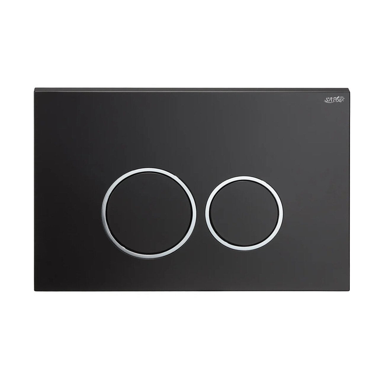Панель смыва Sapbox 310BL0202 для инсталляции SBOX310 два режима, рамка хром/черный