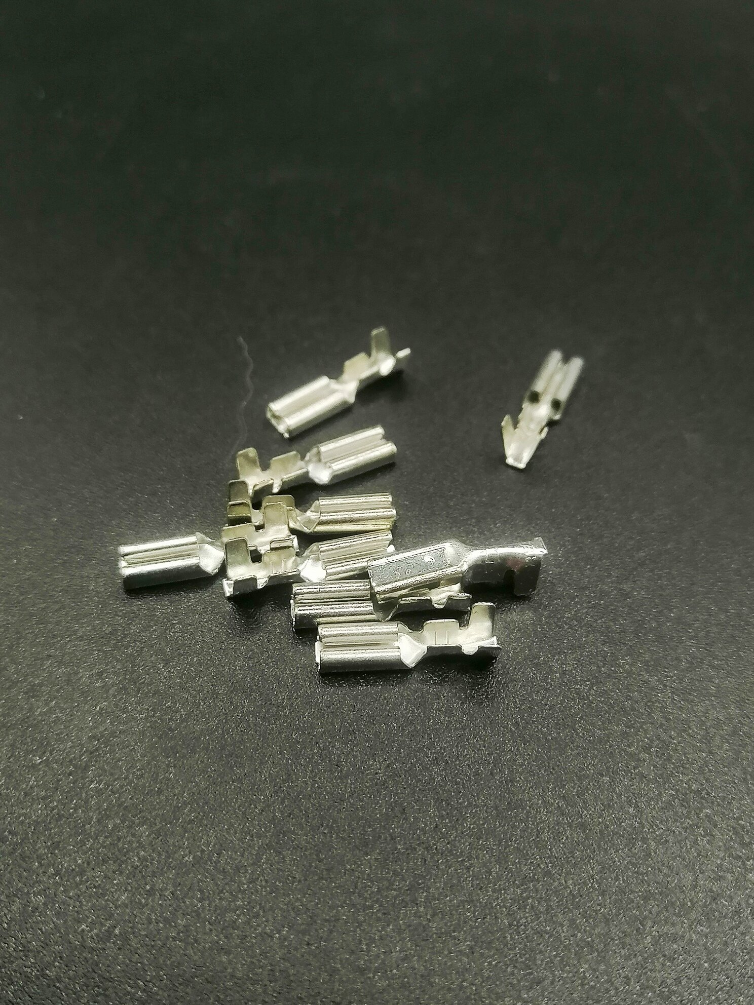 10шт Клемма ножевая- гнездо 2,8мм TD2102DPK (луженая/без замка/провод 0,5-1мм) MESA Турция