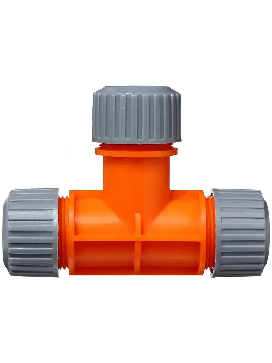 Тройник Т-образный, для шланга 12 мм, цанговое соединение