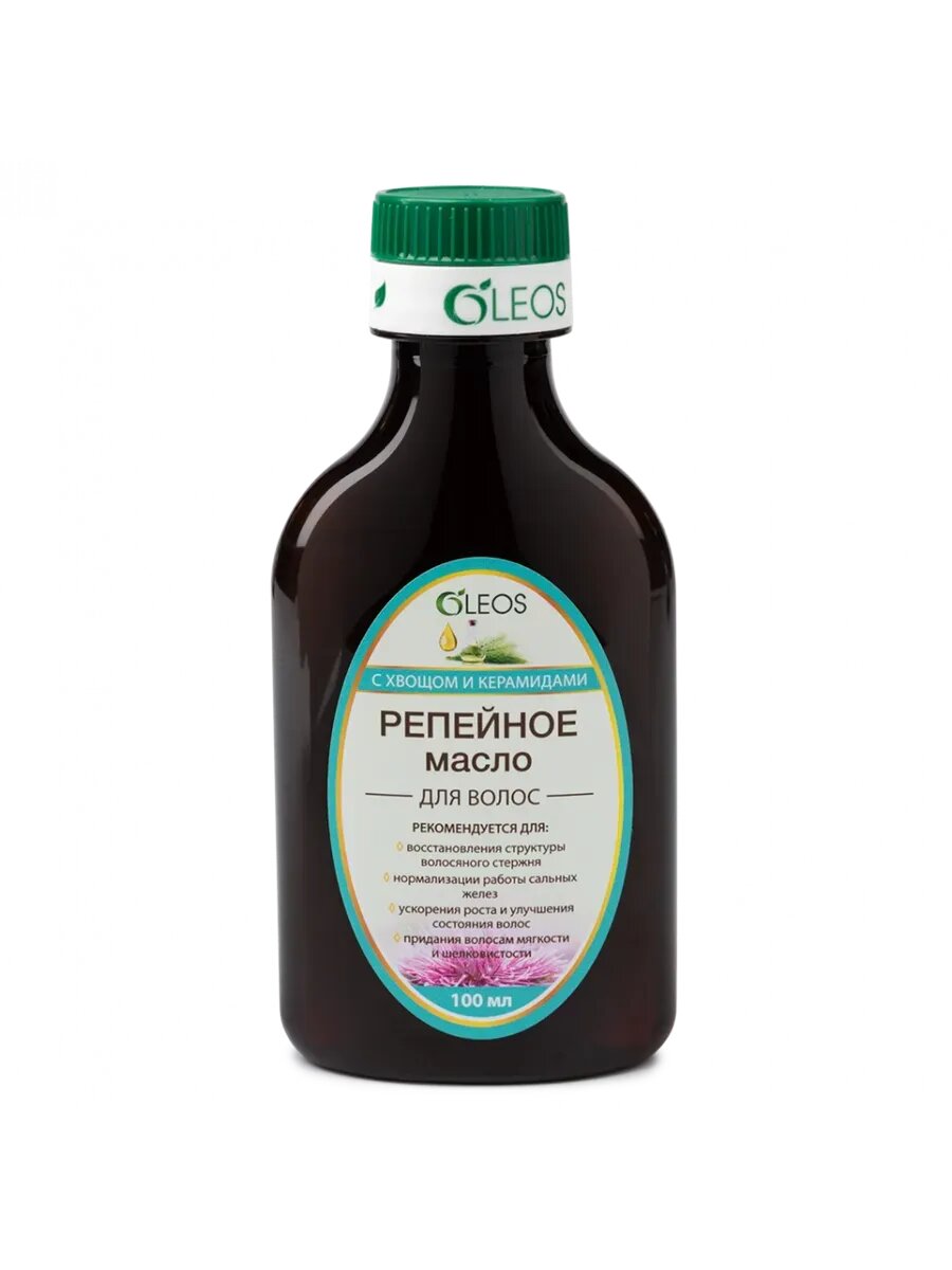 Oleos Масло репейное с экстрактом хвоща и керамидами 100 мл