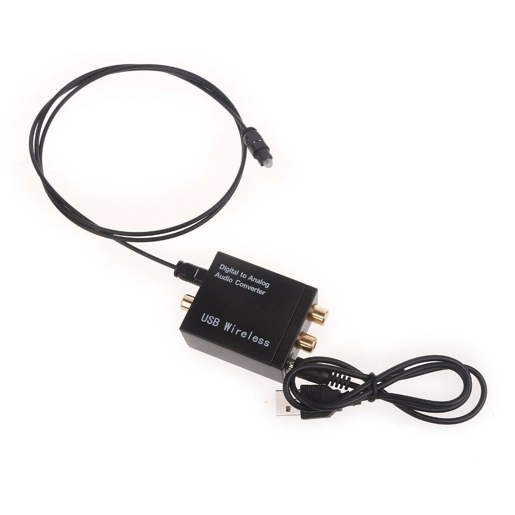 Цифровой и аналоговый преобразователь Aux Optical Coaxial Coaxial Adapter 3.5mm Bluetooth-совместимый