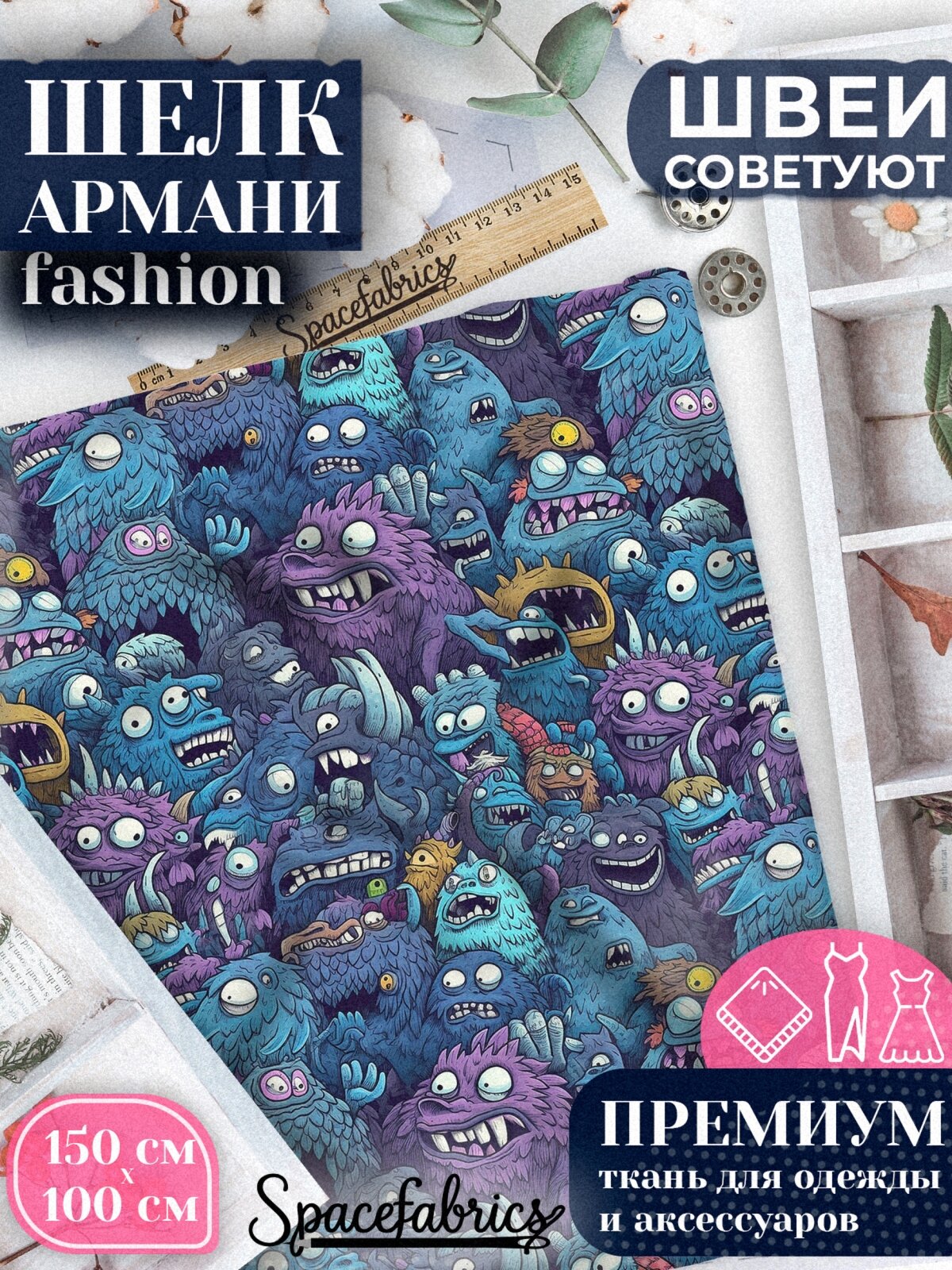 Шелк Армани, искусственный атлас шелк Armani, мягкий для костюмов, платьев, юбок. 147*100 см, 90 г/м
