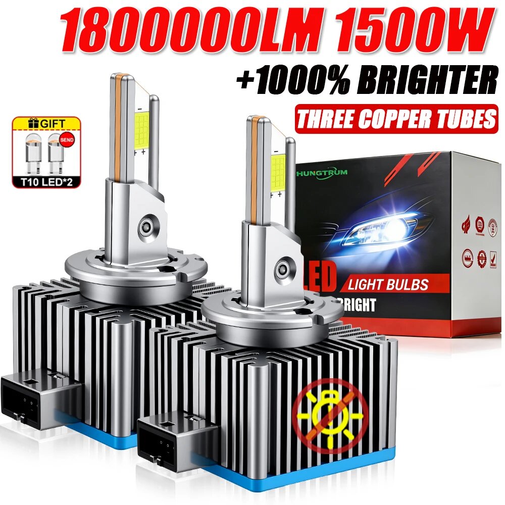 D1S D3S D2S LED CANBUS Фара 1500 Вт Лампы Супер яркие D4S D1R D3R D2R D4R D8S Ксеноновые фары для автомобиля 6000K Автомобильные лампы