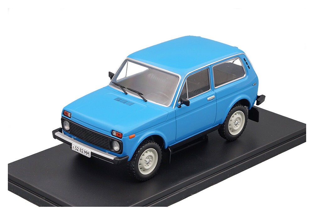 Модель коллекционная HACHETTE Волжский автомобиль 21211 нива 1977-1987 синий (легендарные советские автомобили #76)