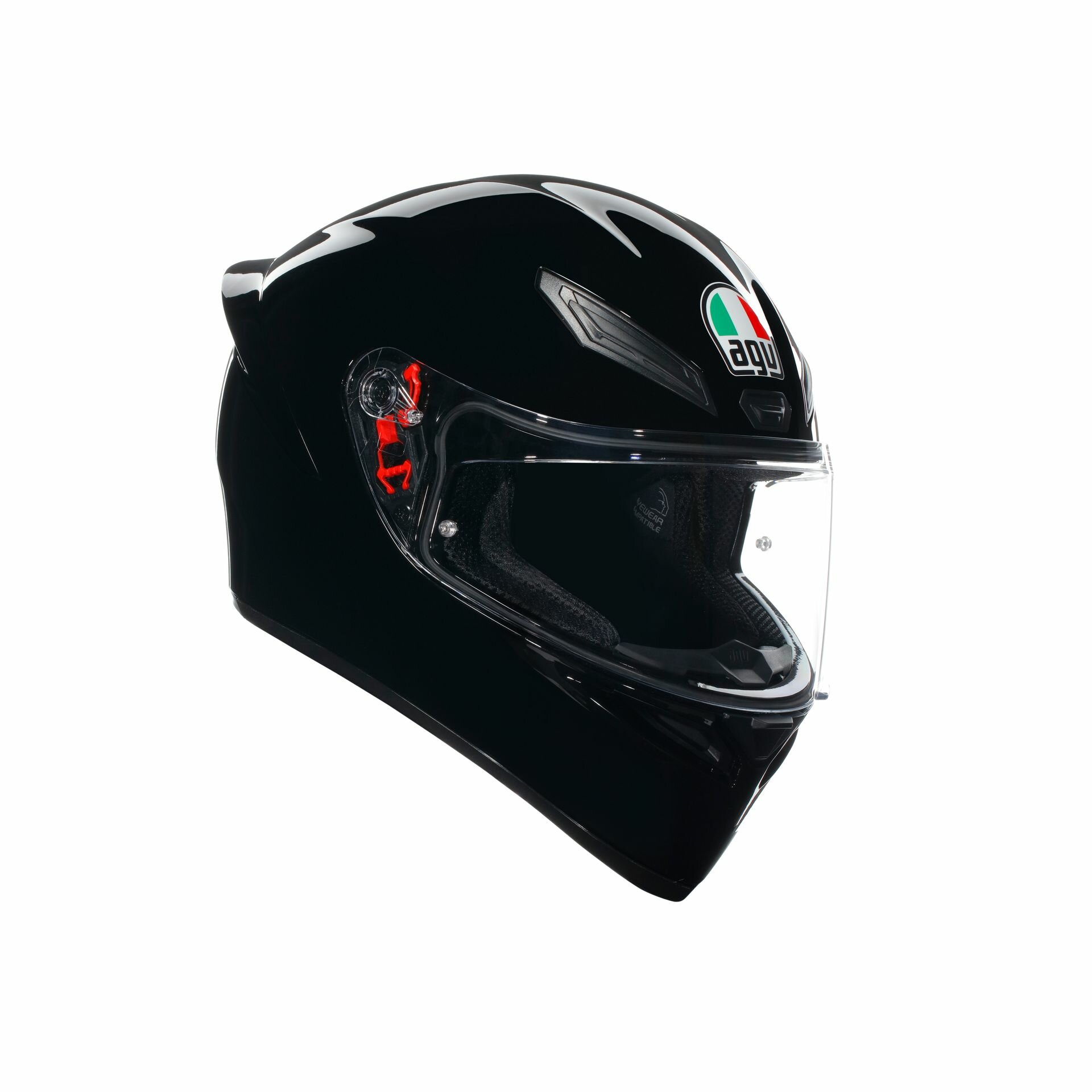 Мотошлем Интеграл AGV K1 S Glossy Black, XL