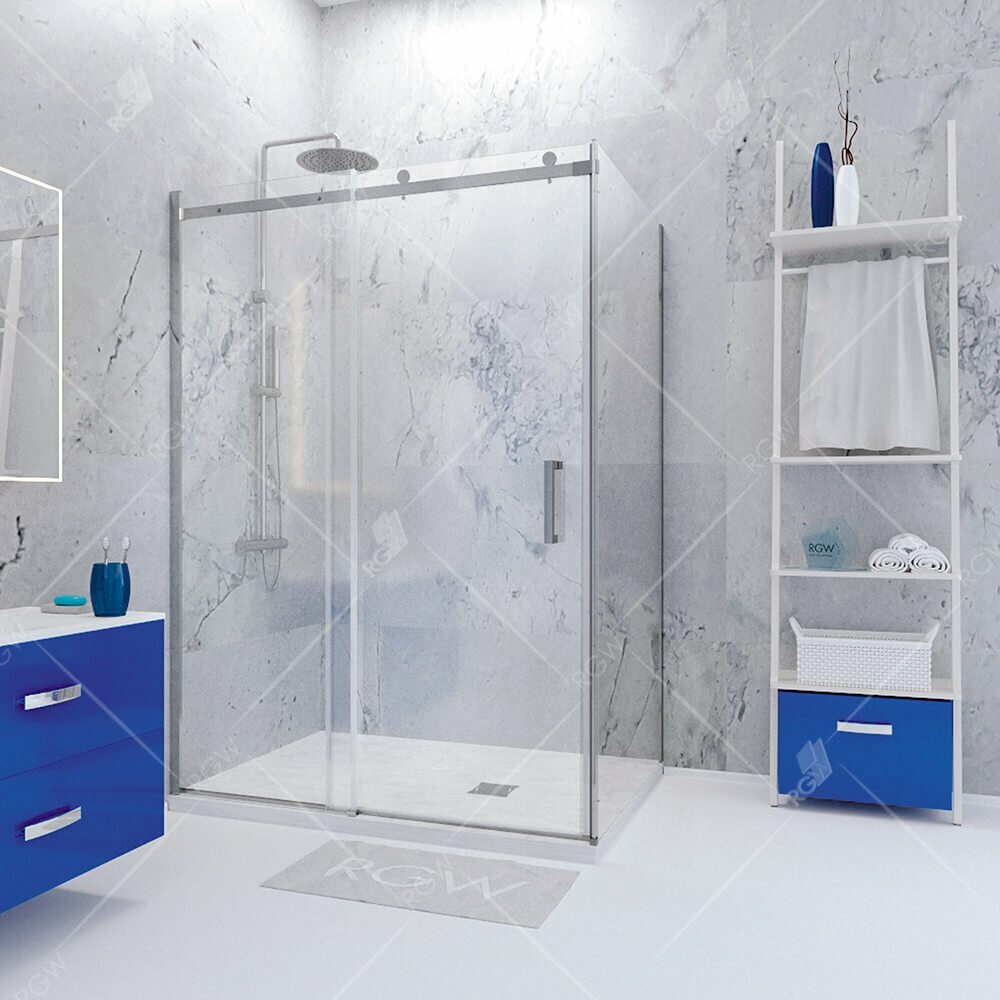 Душевой уголок RGW (РГВ) 170х90х195 см TO-44 TO-14 + Z-050-2 прямоугольный, Хром, Прозрачное, 8 мм Easy Clean (02074479-11)