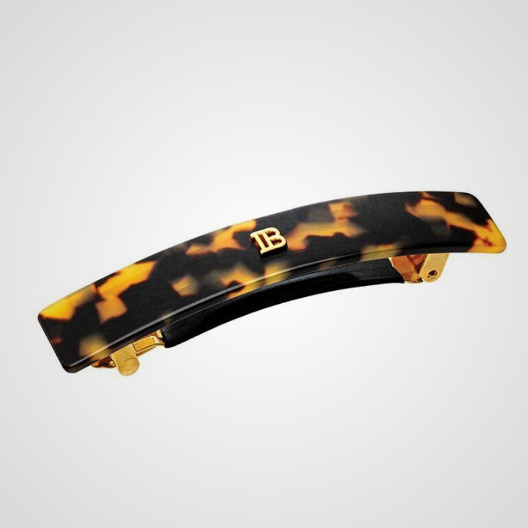 Заколка для волос черепаховая средняя BALMAIN Barrette pour Cheveux Medium Tortoise Заколка 1 шт