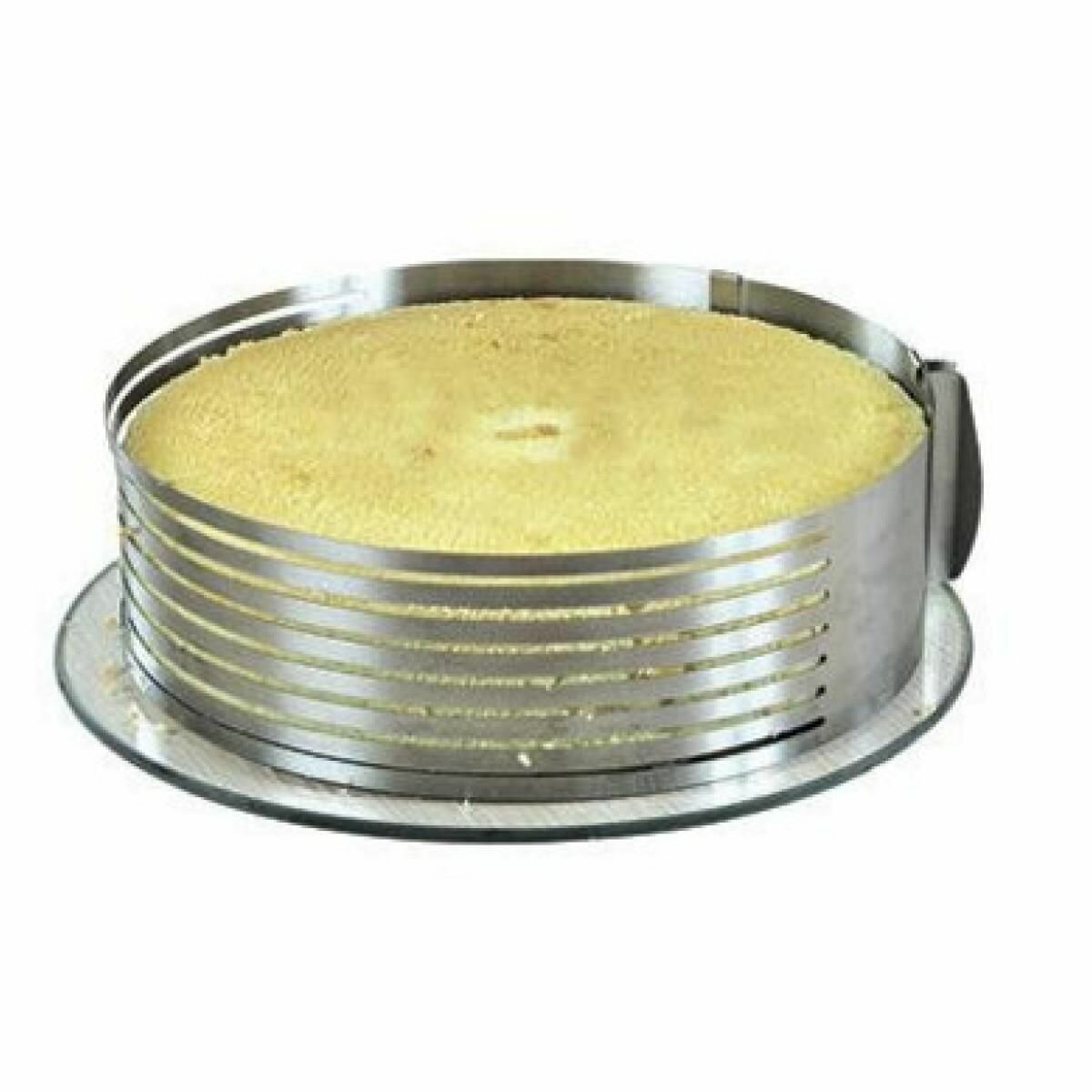 Форма для бисквита регулируемая 24/30 см с отверстиями для нарезки