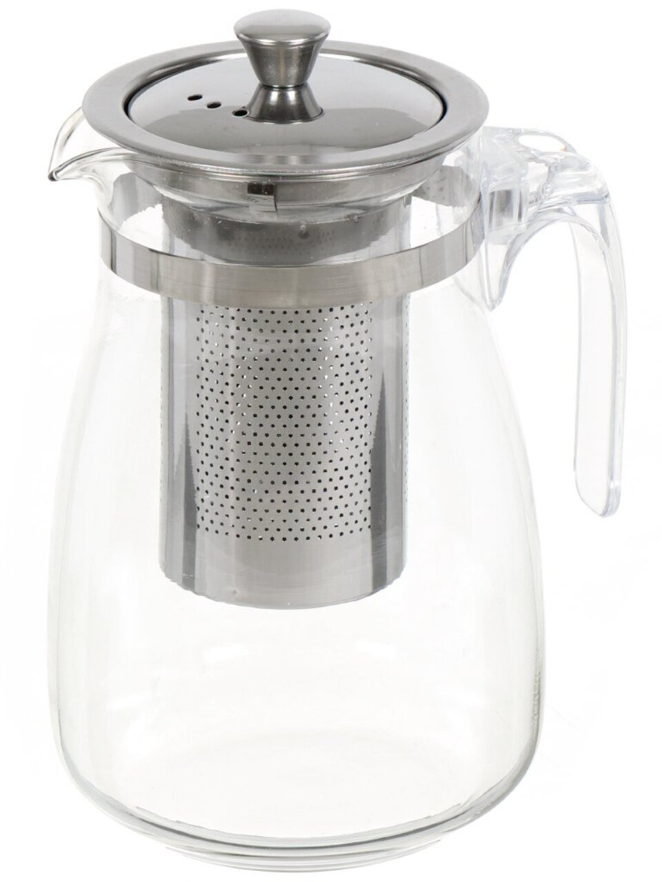 Заварочный чайник стеклянный 0.9 л с ситечком BF-513, Китай