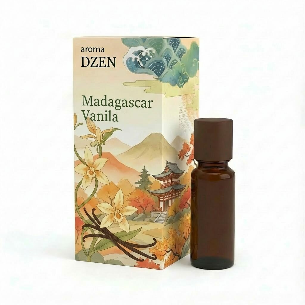 Эфирное масло роллер Ваниль Aroma Dzen 5мл для ароматерапии, бани, йоги