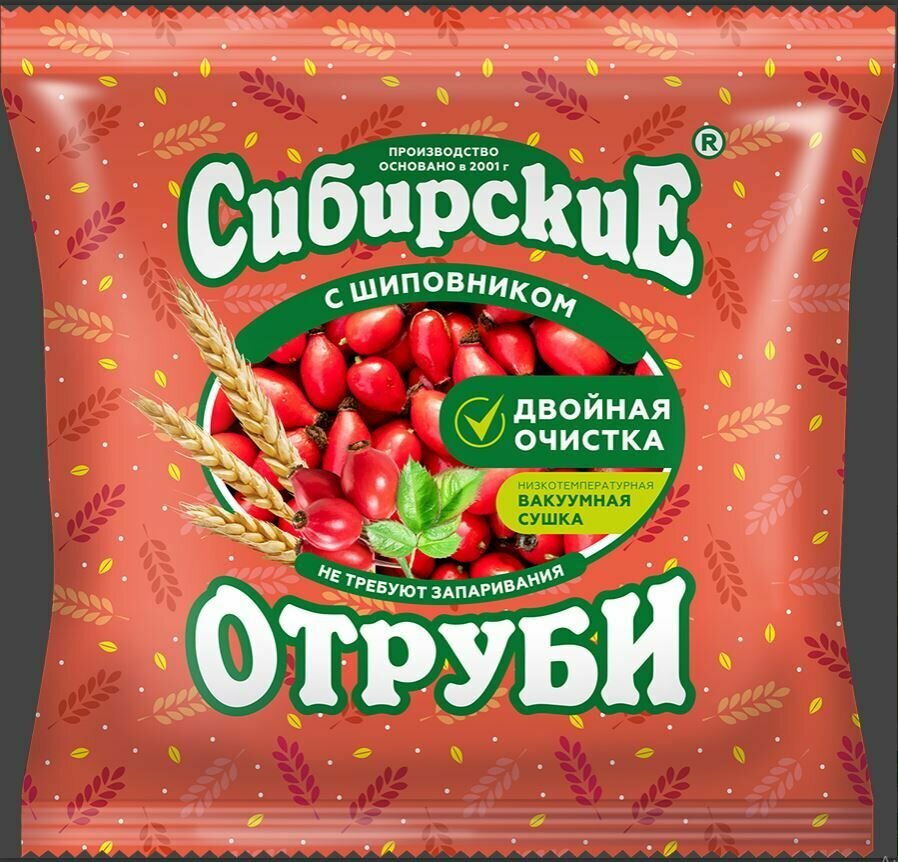 Отруби пшеничные с шиповником