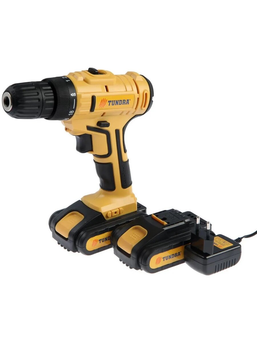 Дрель шуруповерт аккумуляторный с набором бит и сверл