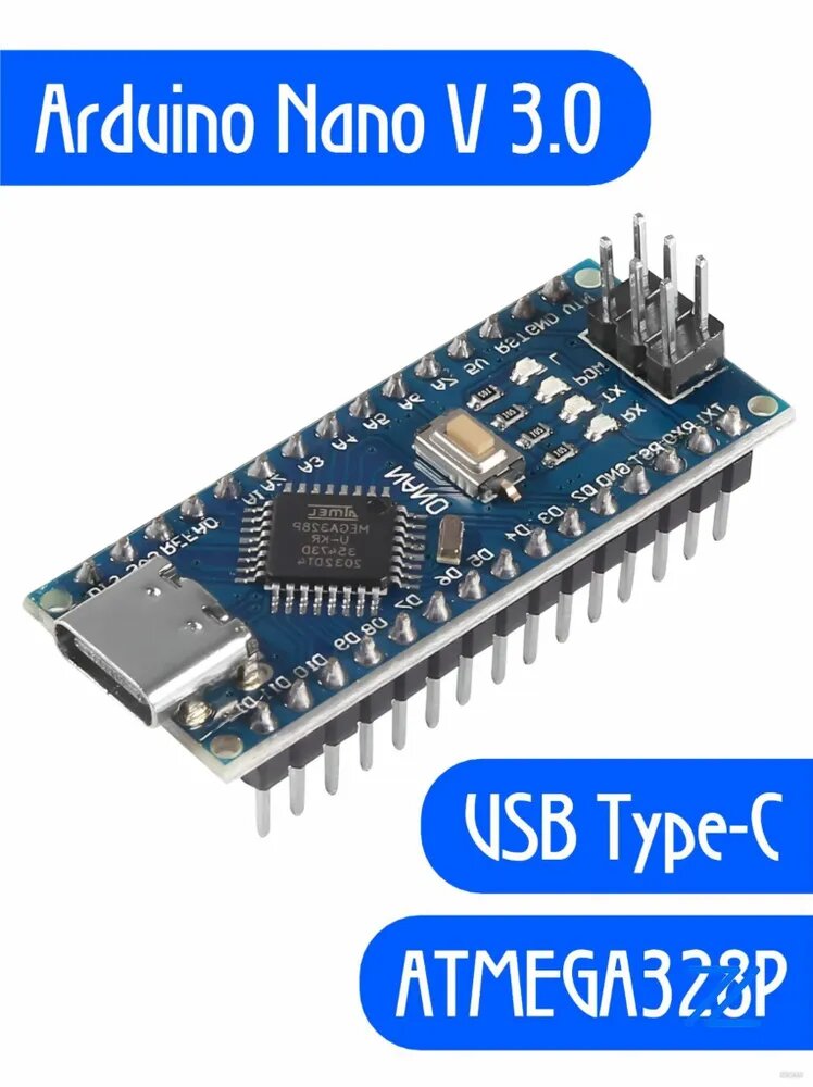 Мини / Type-C / Micro USB Nano 3.0 С загрузчиком совместимый Nano контроллер для arduino CH340 USB драйвер 16Mhz ATMEGA328P
