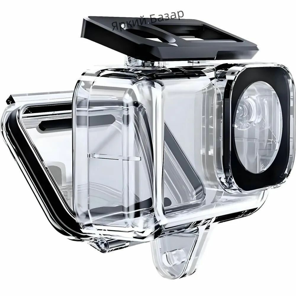 Аквабокс для экшн камеры Dji OSMO Action 3/4/5pro: погружение до 40м, кейс гоу про для подводной фото и видео съёмки