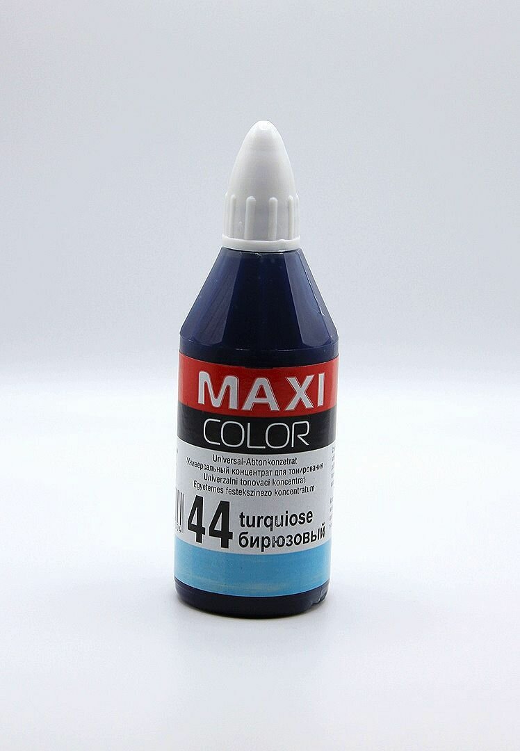 Колер Maxi-color, Универсальный концентрат для тонирования №44 Turquiose (бирюзовый) 40 мл
