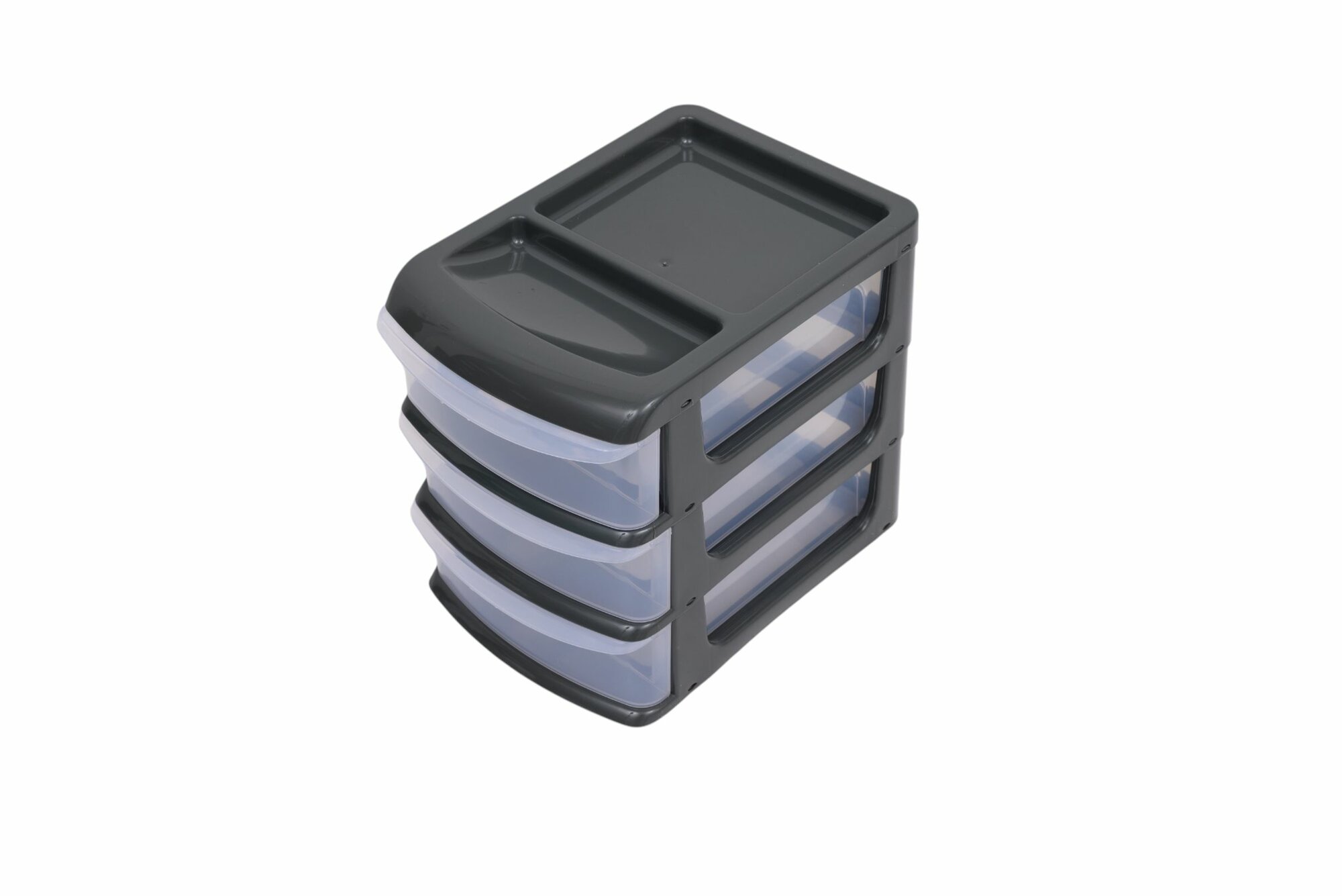 Универсальный бокс IDEA малый 3 секции графитовый М 2763 Графитовый